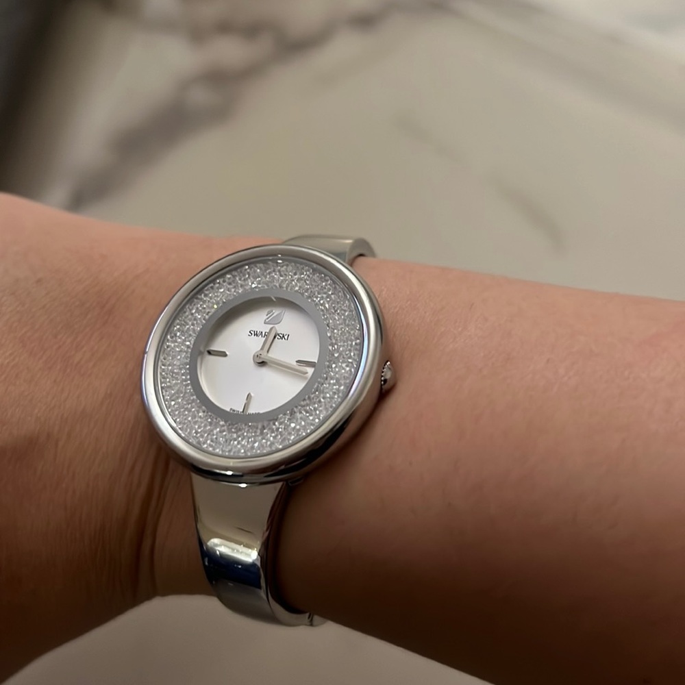 Swarovski Crystalline Pure Watch Silver - Gem